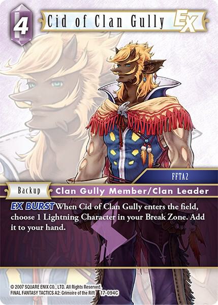 Cid of Clan Gully EX - Rebellion's Call - Final Fantasy TCG - TCGplayer.com