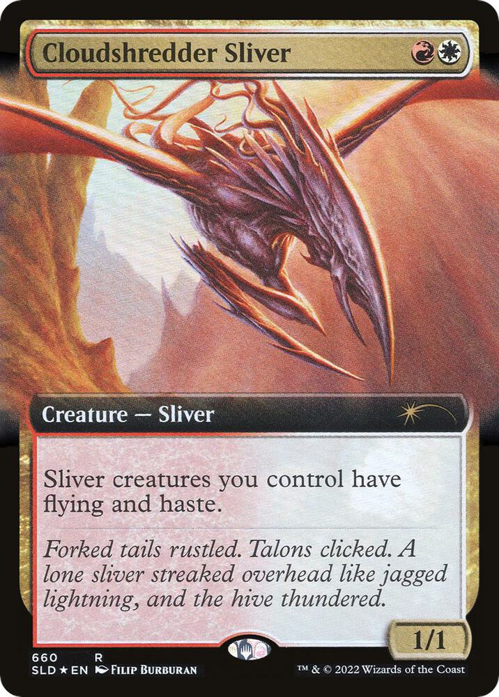Cloudshredder Sliver (Extended Art) - Secret Lair Drop Series - Magic ...