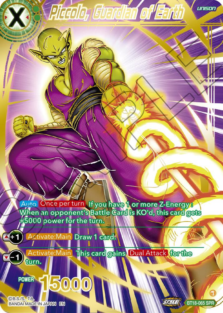 Piccolo, Guardian of Earth (SPR) - Dawn of the Z-Legends - Dragon Ball Super: Masters ...