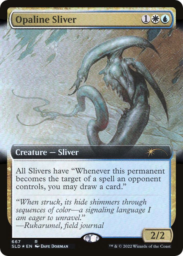 Basal Sliver (Extended Art) - Secret Lair Drop Series - Magic: The ...