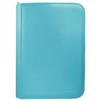 Vivid 4-Pocket Zippered PRO-Binder - Light Blue - Ultra Pro Storage ...