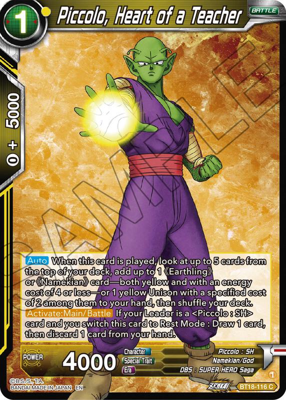 Piccolo, Heart of a Teacher - Dawn of the Z-Legends - Dragon Ball Super ...