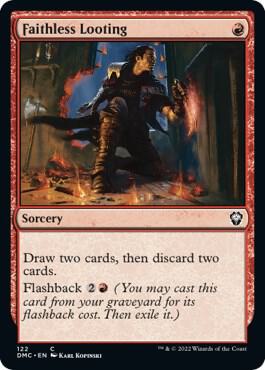 Faithless Looting - Commander: Dominaria United - Magic: The Gathering