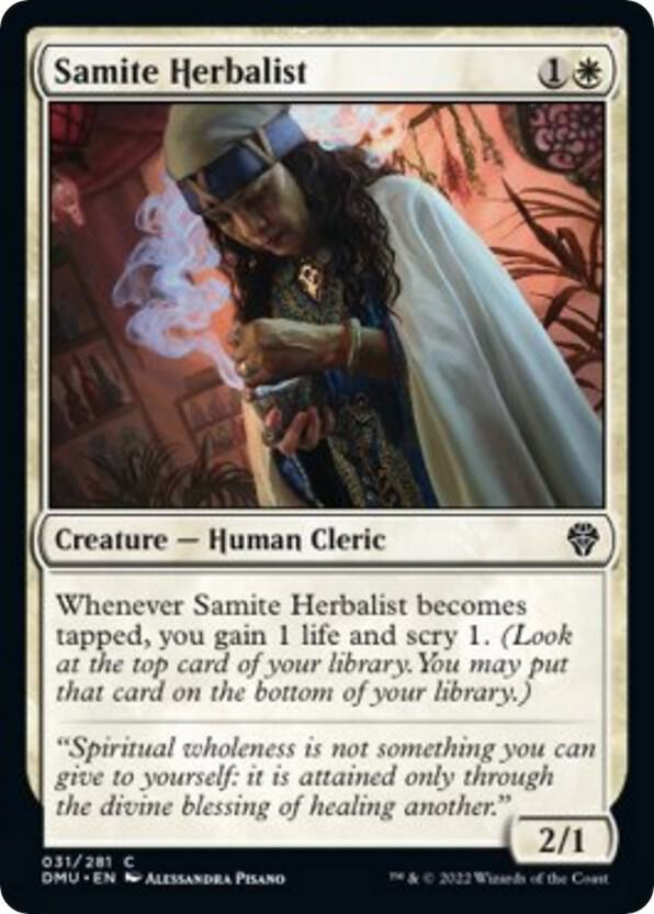 Samite Herbalist - Dominaria United - Magic: The Gathering - TCGplayer.com