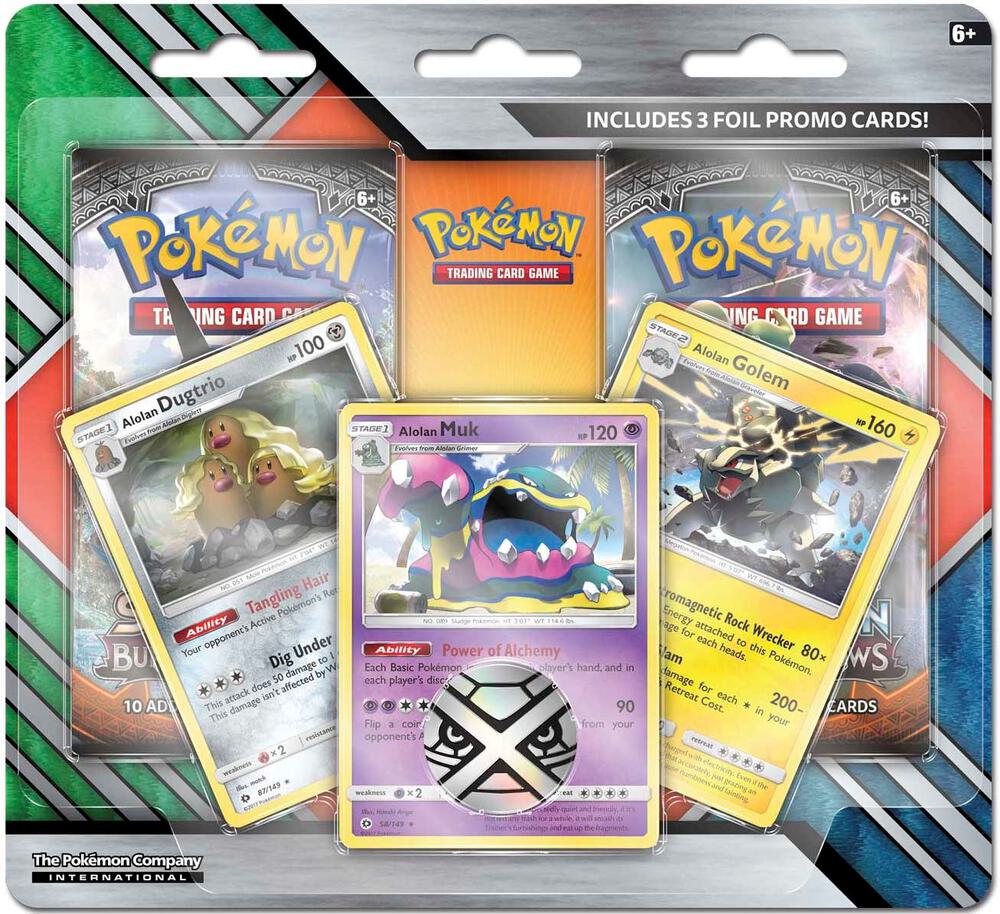 Enhanced 2-Pack Blister Pack [Alolan Dugtrio, Alolan Muk, & Alolan ...
