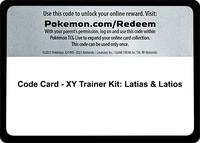 Code Card - XY Trainer Kit: Latias & Latios - XY Trainer Kit: Latias ...