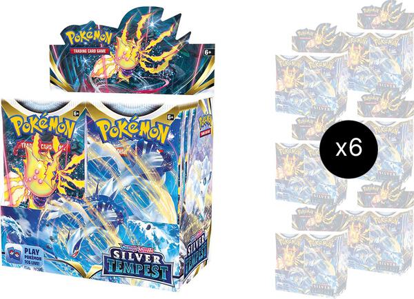 Silver Tempest Booster Box Case - SWSH12: Silver Tempest - Pokemon ...