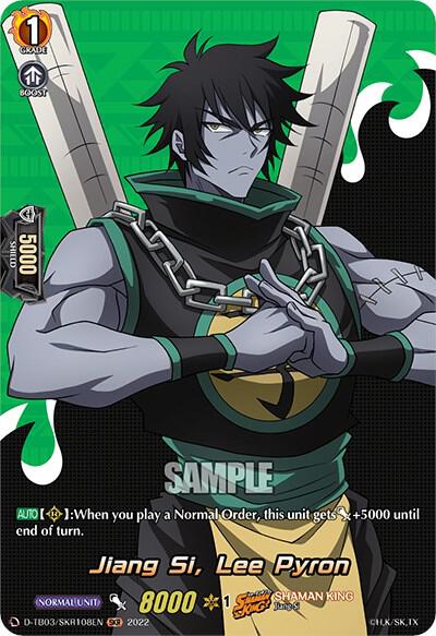 Jiang Si, Lee Pyron (SKR) - D-TB03: Shaman King - Cardfight Vanguard ...