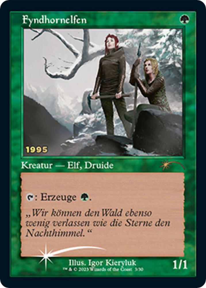 Fyndhorn Elves (DE Exclusive) - 30th Anniversary Promos - Magic: The ...