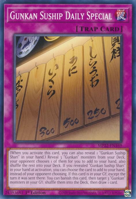 Gunkan Suship Daily Special - 2022 Tin of the Pharaoh's Gods - YuGiOh - TCGplayer.com