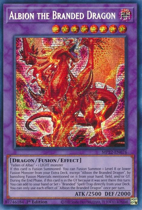 Albion the Branded Dragon - 2022 Tin of the Pharaoh's Gods - YuGiOh ...