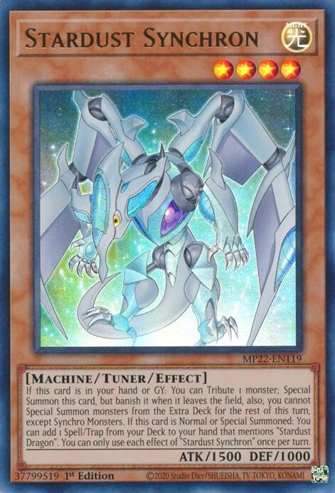 Accel Synchro Stardust Dragon - Maze of Memories - YuGiOh