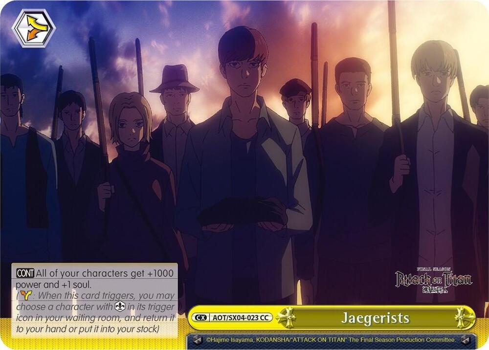 Jaegerists - Attack On Titan: Final Season - Weiss Schwarz - TCGplayer.com