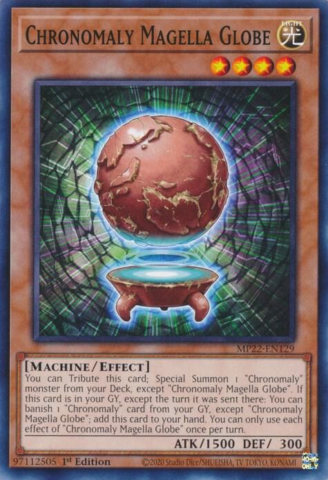 Chronomaly Magella Globe - 2022 Tin of the Pharaoh's Gods - YuGiOh