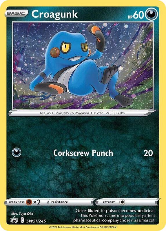 Croagunk - SWSH245 (Cosmos Holo) - SWSH: Sword & Shield Promo Cards ...