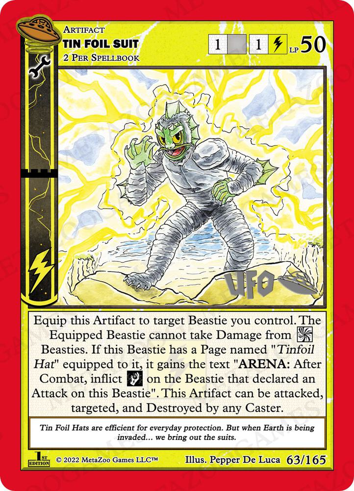 Tin Foil Suit - UFO: First Edition Spoiler Pack - MetaZoo - TCGplayer.com