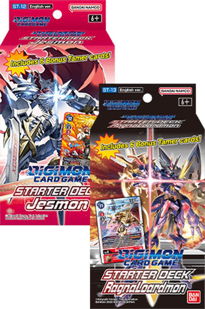 Jesmon and Ragnaloardmon Starter Decks [Set of 2] - Starter Deck 12 ...
