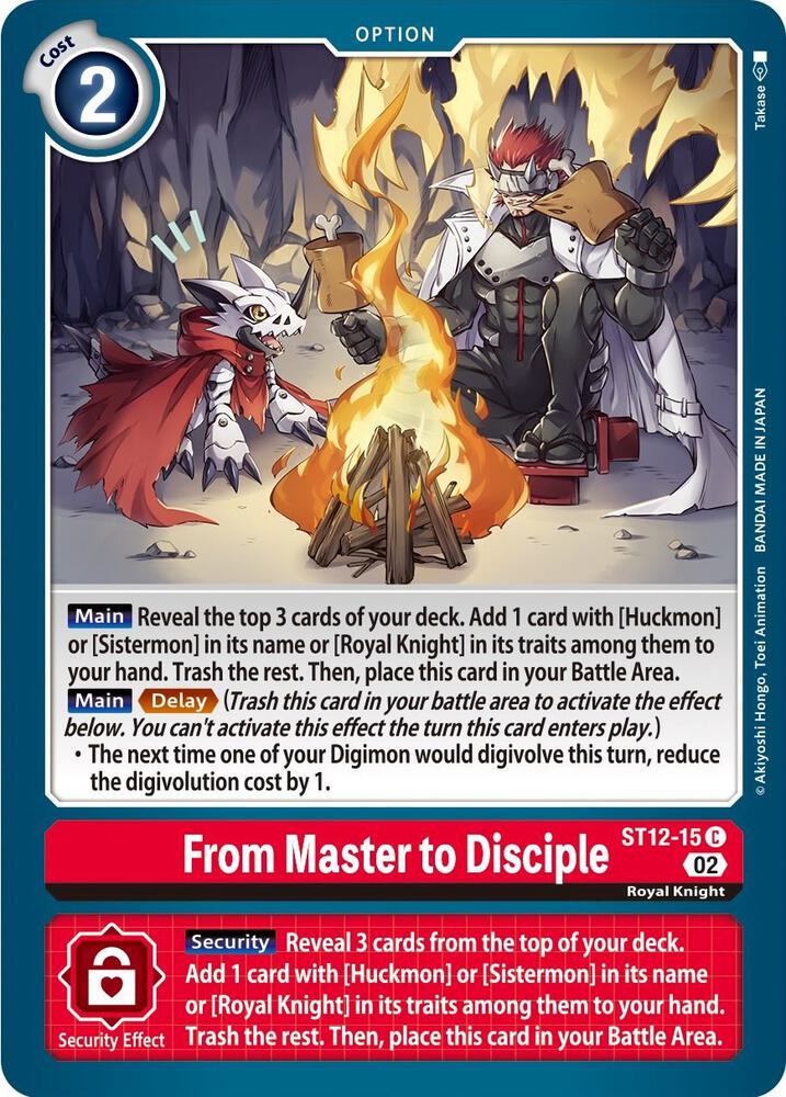 From Master to Disciple - Starter Deck 12: Jesmon - Digimon Card Game ...