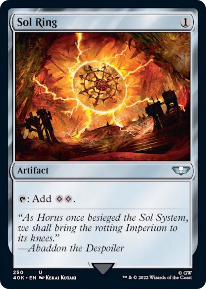 Sol Ring (251) - Universes Beyond: Warhammer 40,000 - Magic: The Gathering
