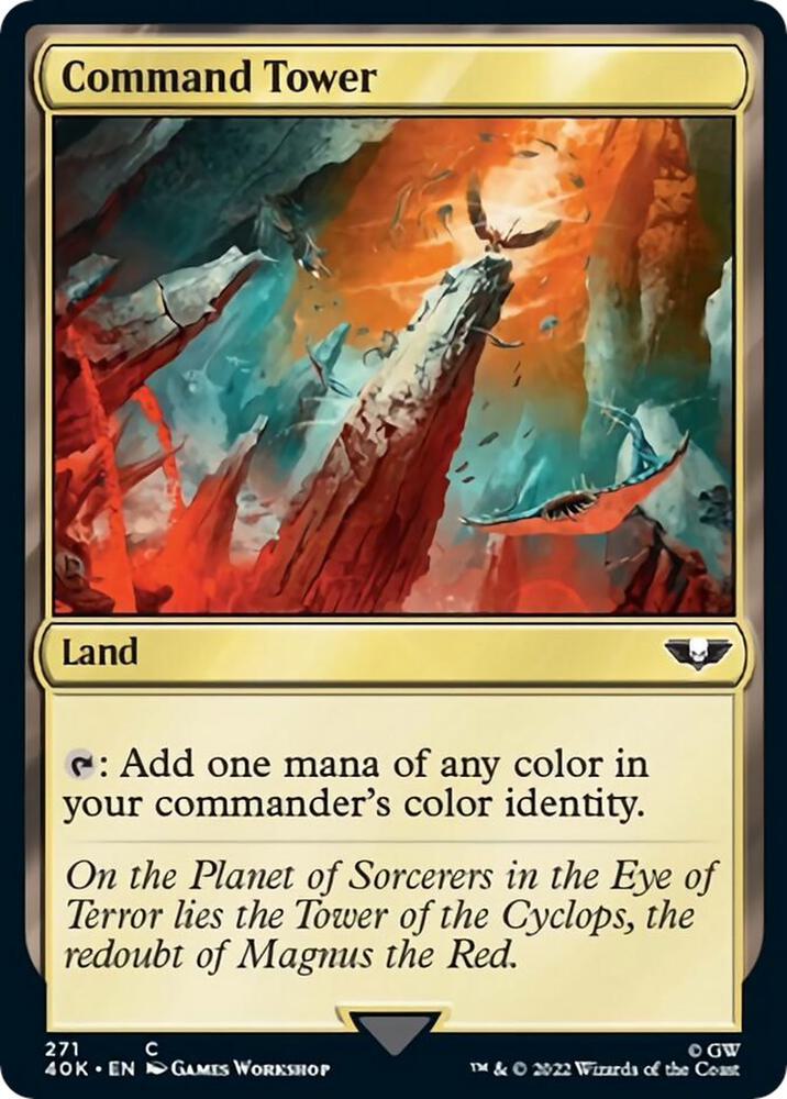 Command Tower (271) - Universes Beyond: Warhammer 40,000 - Magic: The ...