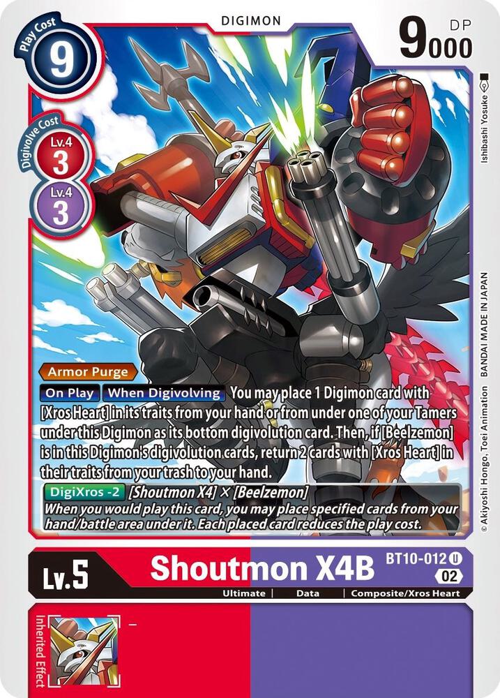 Shoutmon X4B - Xros Encounter - Digimon Card Game - TCGplayer.com