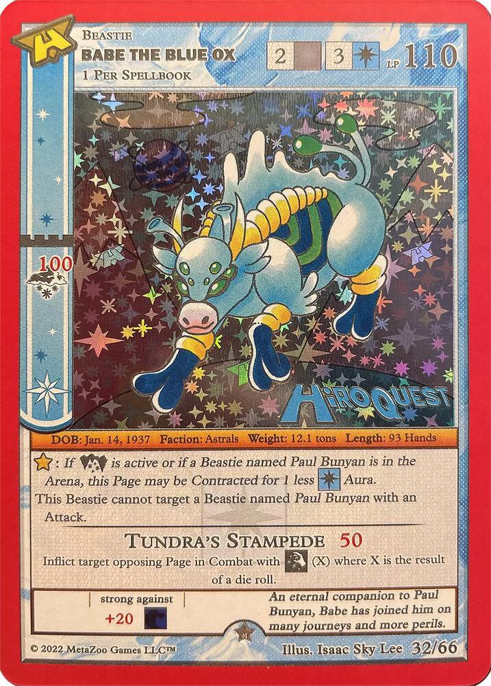 Babe The Blue Ox - Hiroquest Promos - MetaZoo - TCGplayer.com