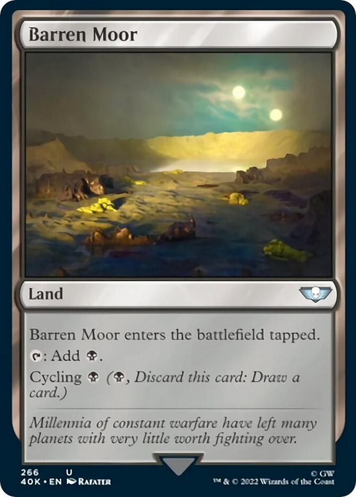 Barren Moor - Universes Beyond: Warhammer 40,000 - Magic: The Gathering ...
