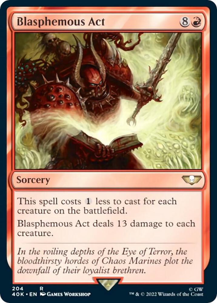 Blasphemous Act - Universes Beyond: Warhammer 40,000 - Magic: The ...