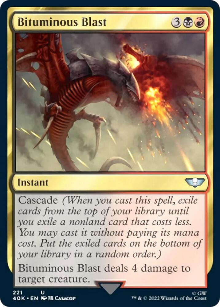 Bituminous Blast - Universes Beyond: Warhammer 40,000 - Magic: The ...