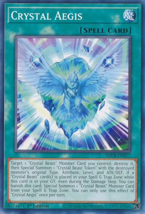 Crystal Aegis - Structure Deck: Legend of the Crystal Beasts - YuGiOh - TCGplayer.com