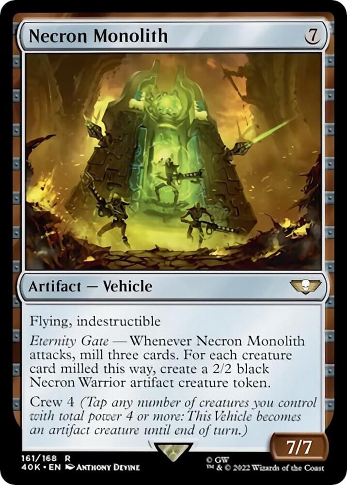 Necron Monolith (Surge Foil) - Universes Beyond: Warhammer 40,000 ...