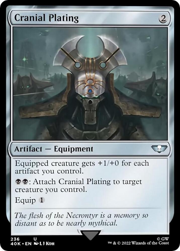 Cranial Plating (Surge Foil) - Universes Beyond: Warhammer 40,000 ...