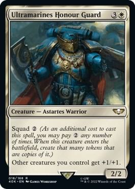 Ultramarines Honour Guard - Universes Beyond: Warhammer 40,000 - Magic: The Gathering ...