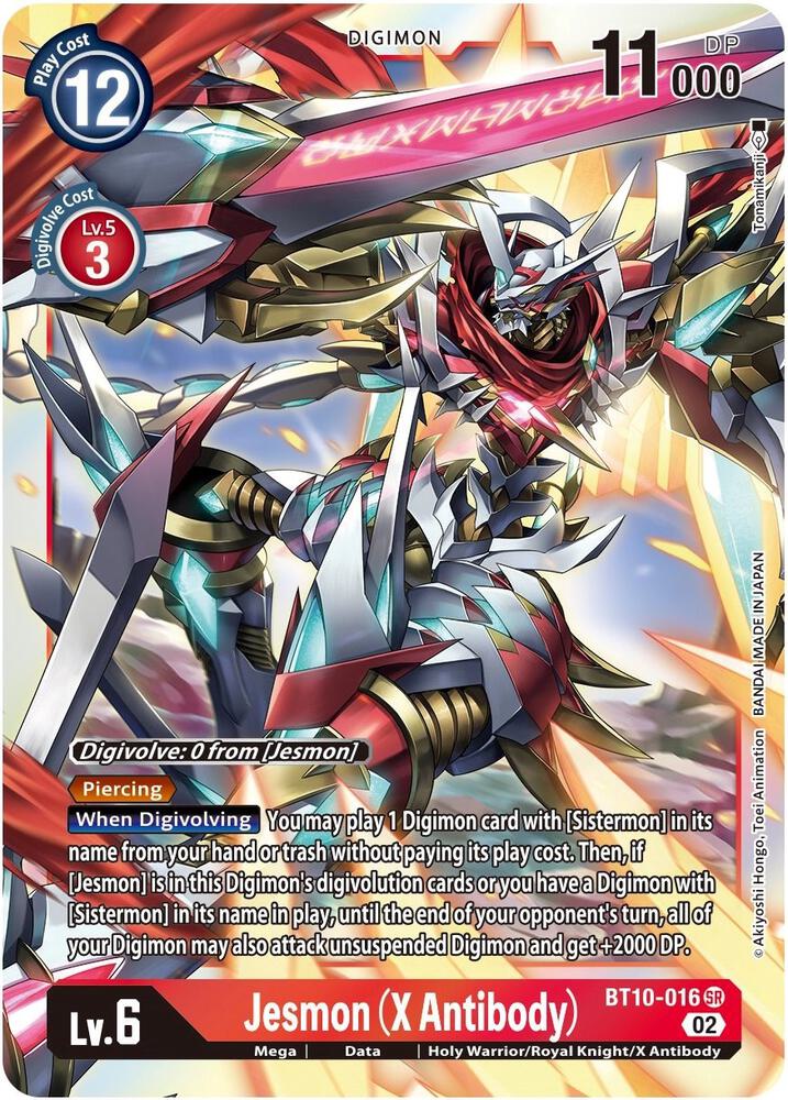 Jesmon GX - Xros Encounter - Digimon Card Game