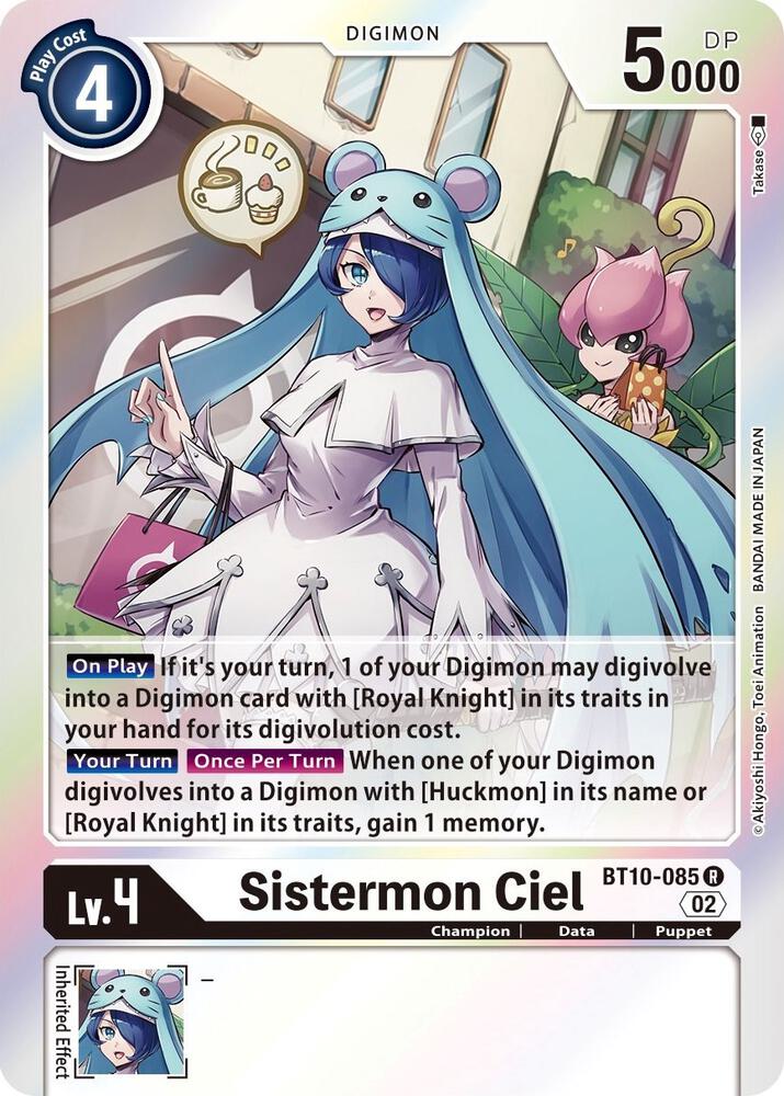 Sistermon Ciel - Xros Encounter - Digimon Card Game - TCGplayer.com