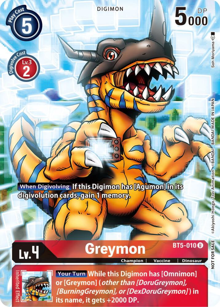 Greymon (25th Special Memorial Pack) - Battle of Omni - Digimon Card ...