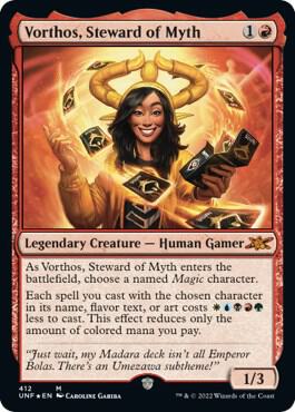 Vorthos, Steward of Myth (Galaxy Foil) - Unfinity - Magic: The ...