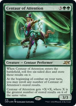 Centaur of Attention (Galaxy Foil) - Unfinity - Magic: The Gathering ...