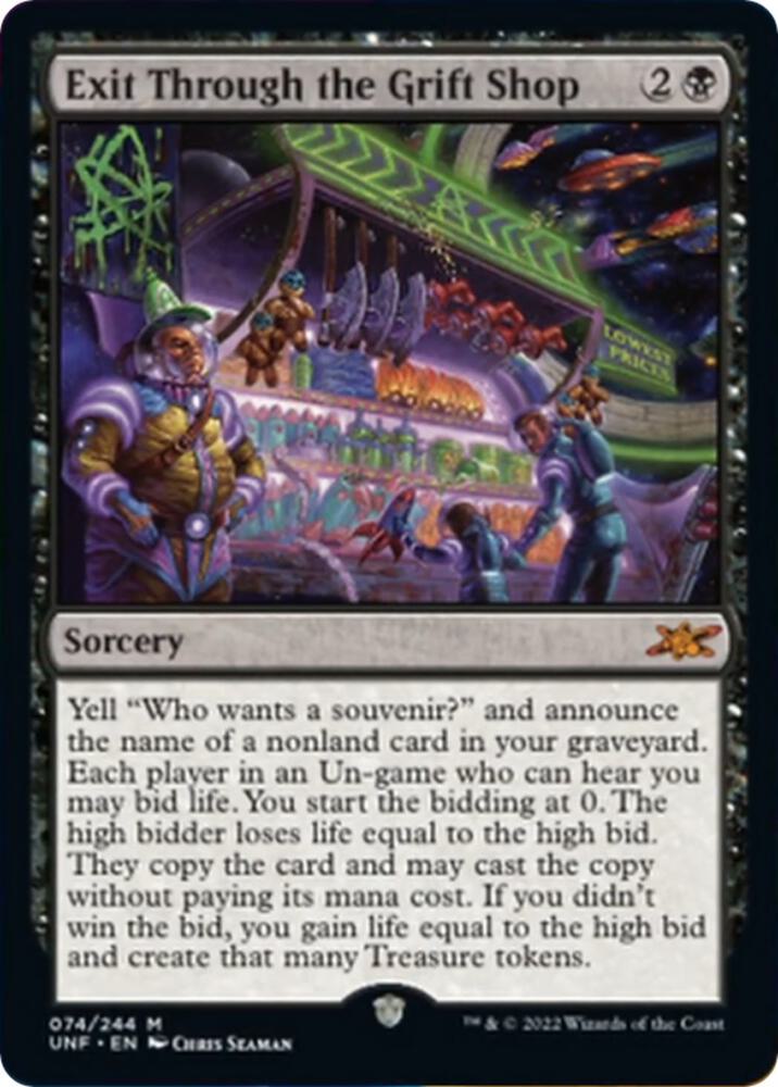 Exit Through the Grift Shop - Unfinity - Magic: The Gathering - TCGplayer.com
