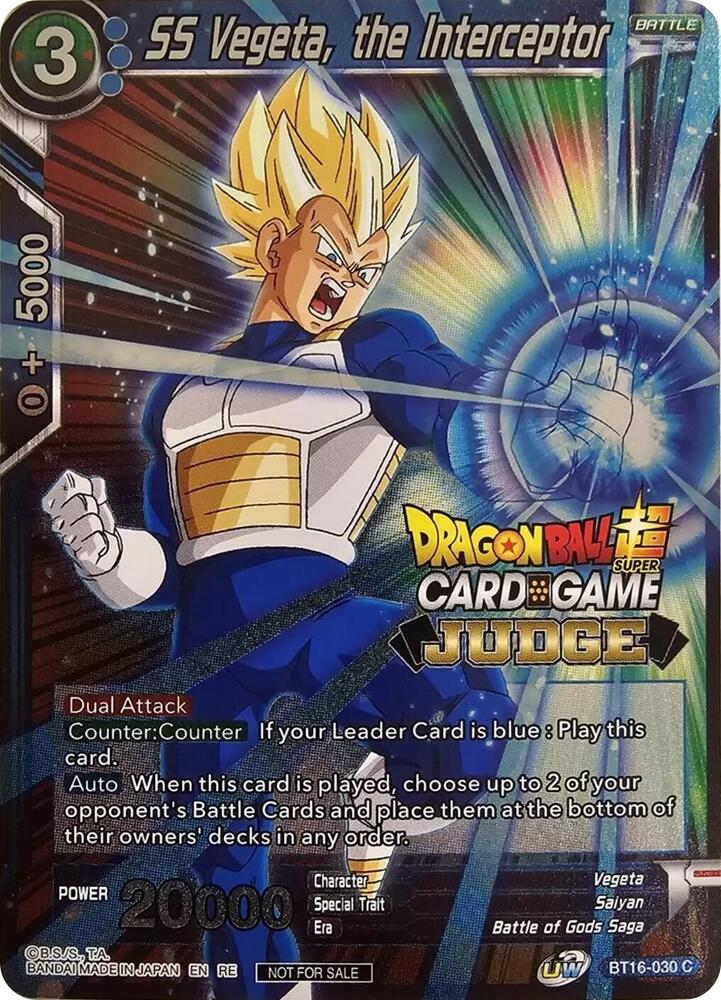 SS Vegeta, the Interceptor (Judge Pack Vol.12) - Tournament Promotion ...