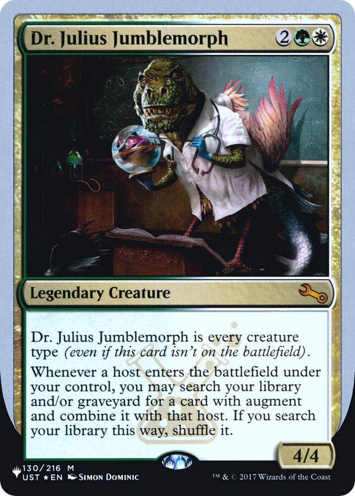 Dr. Julius Jumblemorph - The List Reprints - Magic: The Gathering ...
