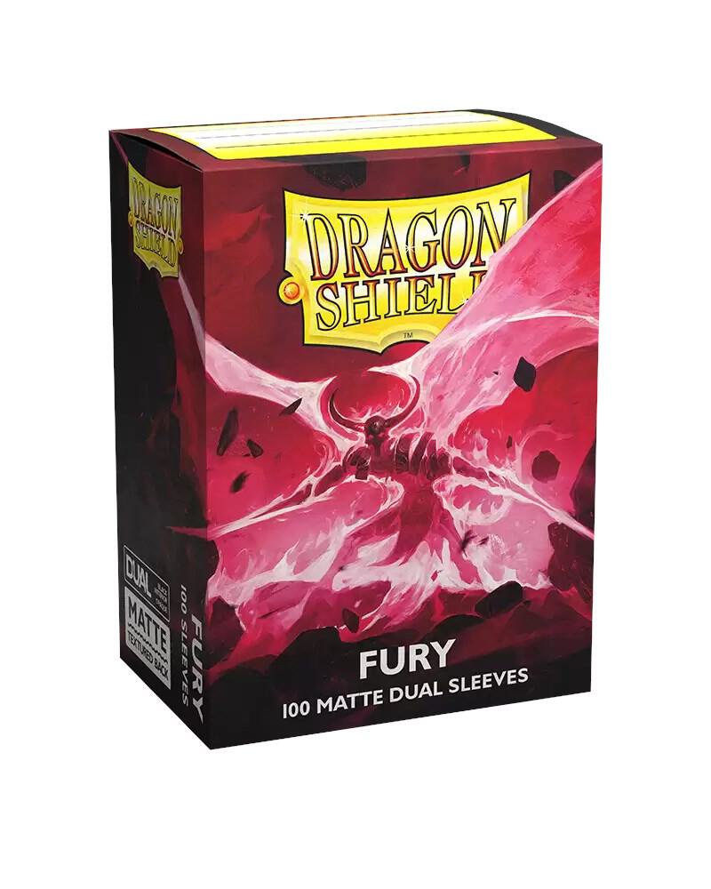 Dragon Shield Dual Matte Standard Sleeves - Fury (100-Pack) - Dragon ...