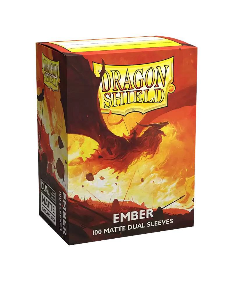 Dragon Shield Dual Matte Standard Sleeves - Ember (100-Pack) - Dragon ...