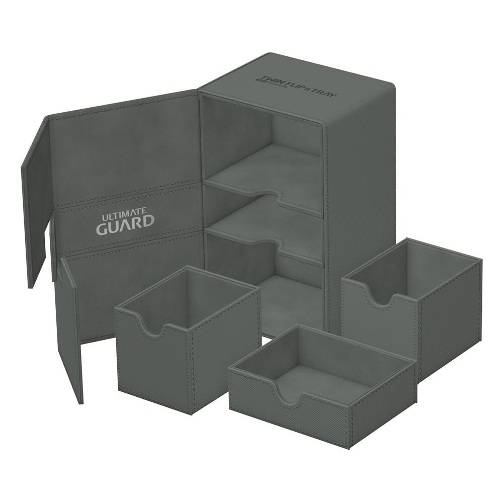 Twin Flip`n`Tray XenoSkin Monocolor - Grey (Holds 160+) - Ultimate ...