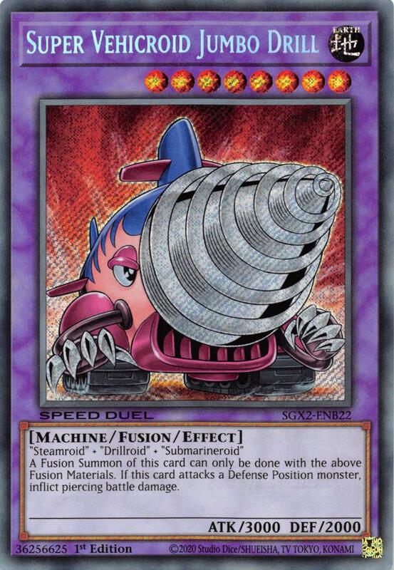 Drillroid (Secret Rare) - Speed Duel GX: Midterm Paradox - YuGiOh