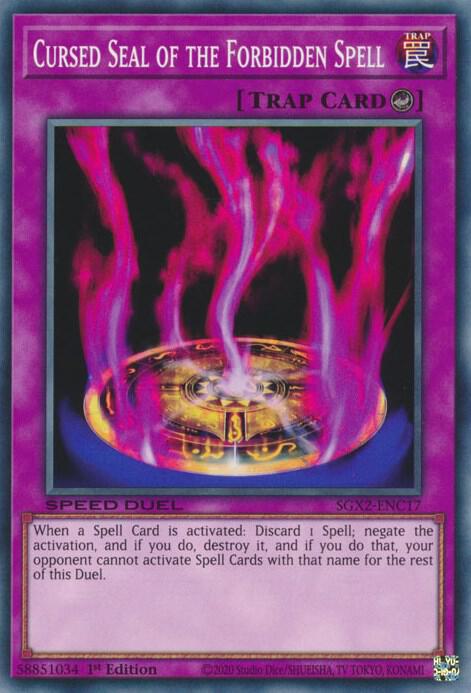Cursed Seal of the Forbidden Spell - Speed Duel GX: Midterm Paradox ...