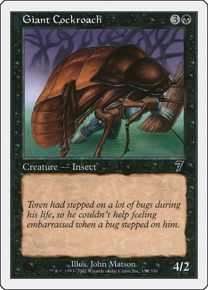 Giant Cockroach - 7th Edition - Magic: The Gathering