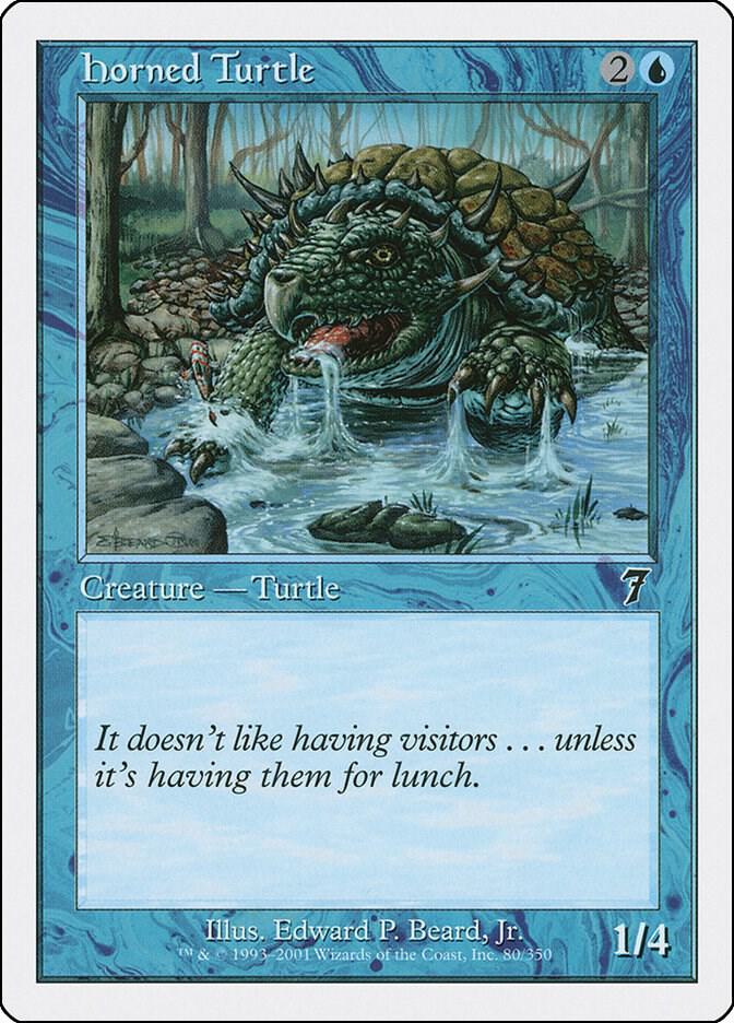 Horned Turtle - 7th Edition - Magic: The Gathering - TCGplayer.com