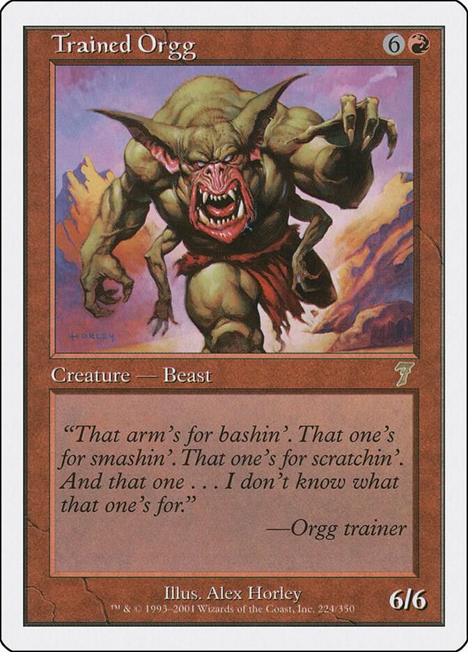 Trained Orgg - 7th Edition - Magic: The Gathering - TCGplayer.com