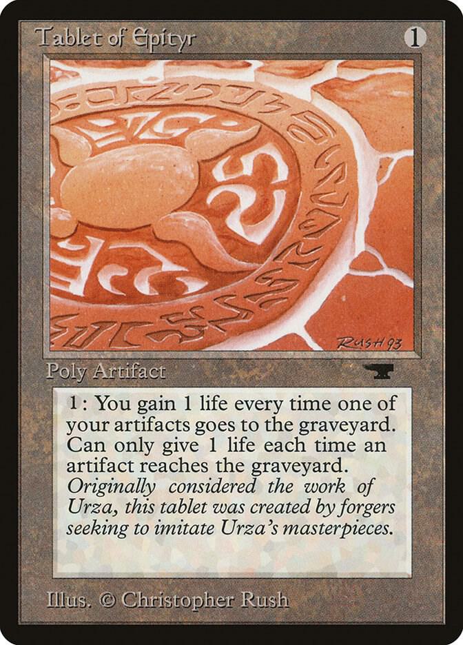 Tablet of Epityr - Antiquities - Magic: The Gathering - TCGplayer.com